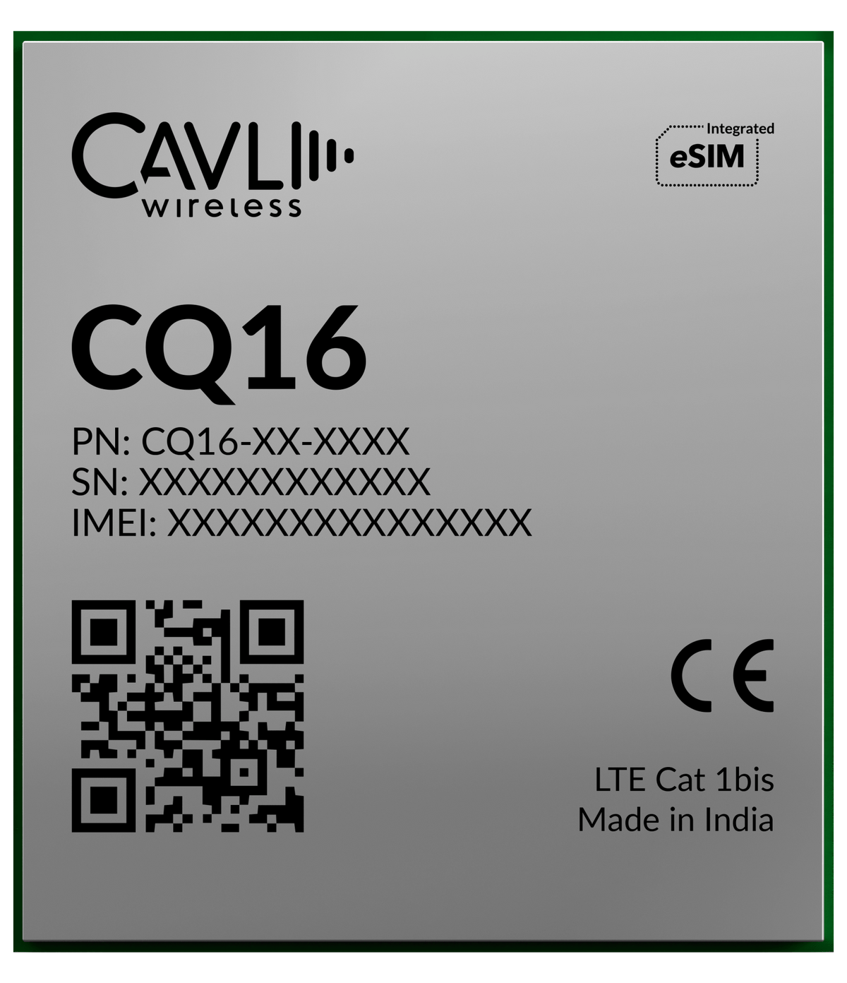 Cavli Wireless CQ16-AN-S00N LTE CAT 1 Module — LynxPi